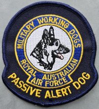 RAAF – Military Working Dogs (Passive Alert Dog) Patch – Welcome to ...