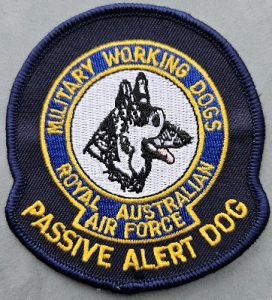 RAAF – Military Working Dogs (Passive Alert Dog) Patch – Welcome to ...