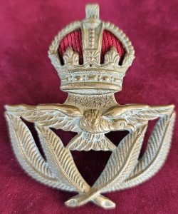RAAF – Warrant Officer (WOFF) Hat Badge – Brass – World War 2 – Welcome ...