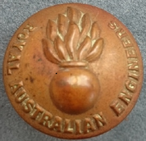 Button – Australian Army – Royal Australian Engineers 1920 to 1940 ...