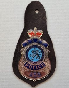 Royal Australian Air Force Police – Fob Badge with reproduction leather ...