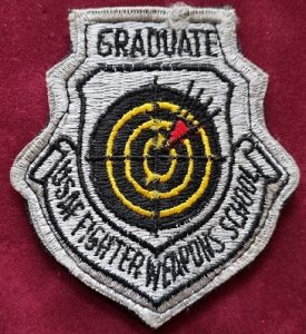 USAF Fighter Weapons School Graduate patch – Welcome to Australian ...