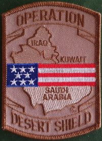 Operation Desert Shield Patch – Welcome to Australian Militaria Sales