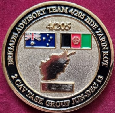 Challenge Coin – Brigade Advisory Team 4/205 BDE Tarin Kot – Welcome to ...