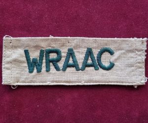 Women’s Royal Australian Army Corps (WRAAC) – Cloth Patch (worn on ...