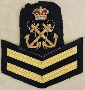 RAN – Rank – Petty Officer – Bullion (Single Patch) With Two Good ...