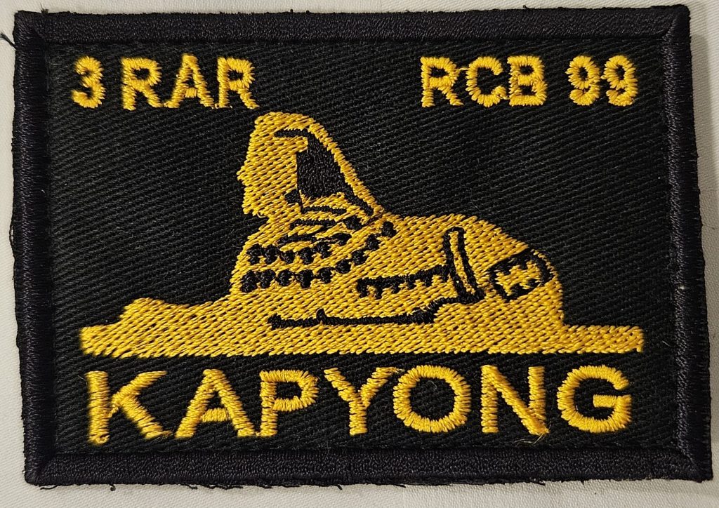 3 RAR- Rifle Company Butterworth 99 Patch – Welcome to Australian ...