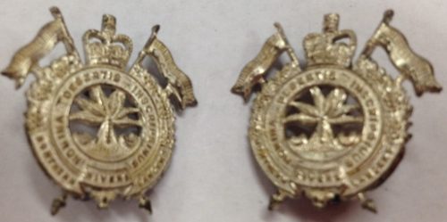 15th Northern River Lancers – White Metal Collar Badge Pair 1953 – 56 ...