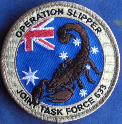 Operation Slipper Joint Task Force 633 Middle East – Deployment Patch ...