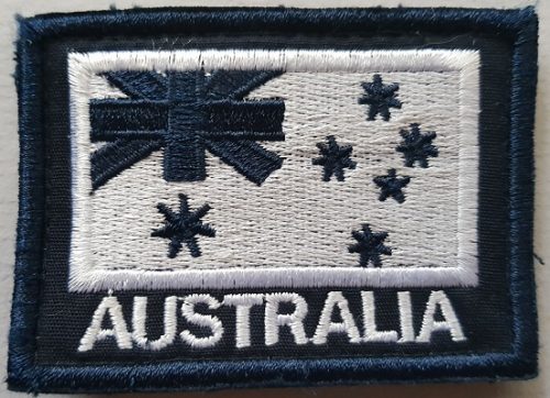 Australian Flag Deployment Patch – Black/White – Welcome to Australian ...