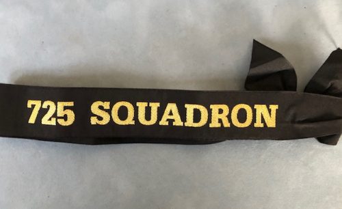 RAN Tally Band – 725 Squadron – Welcome to Australian Militaria Sales