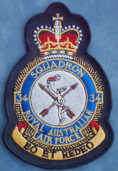 Squadron Patch – No. 34 Squadron, RAAF – Welcome to Australian ...