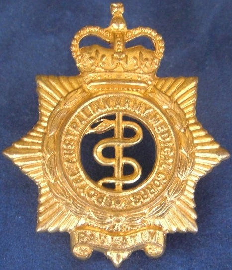 Royal Australian Army Medical Corps Brass Hat Badge 1953 60